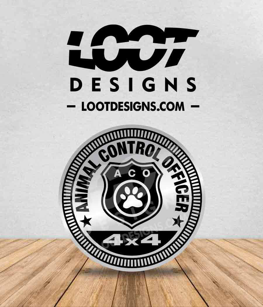 ANIMAL CONTROL OFFICER (ACO) Badge for Offroad Vehicle – Loot Designs