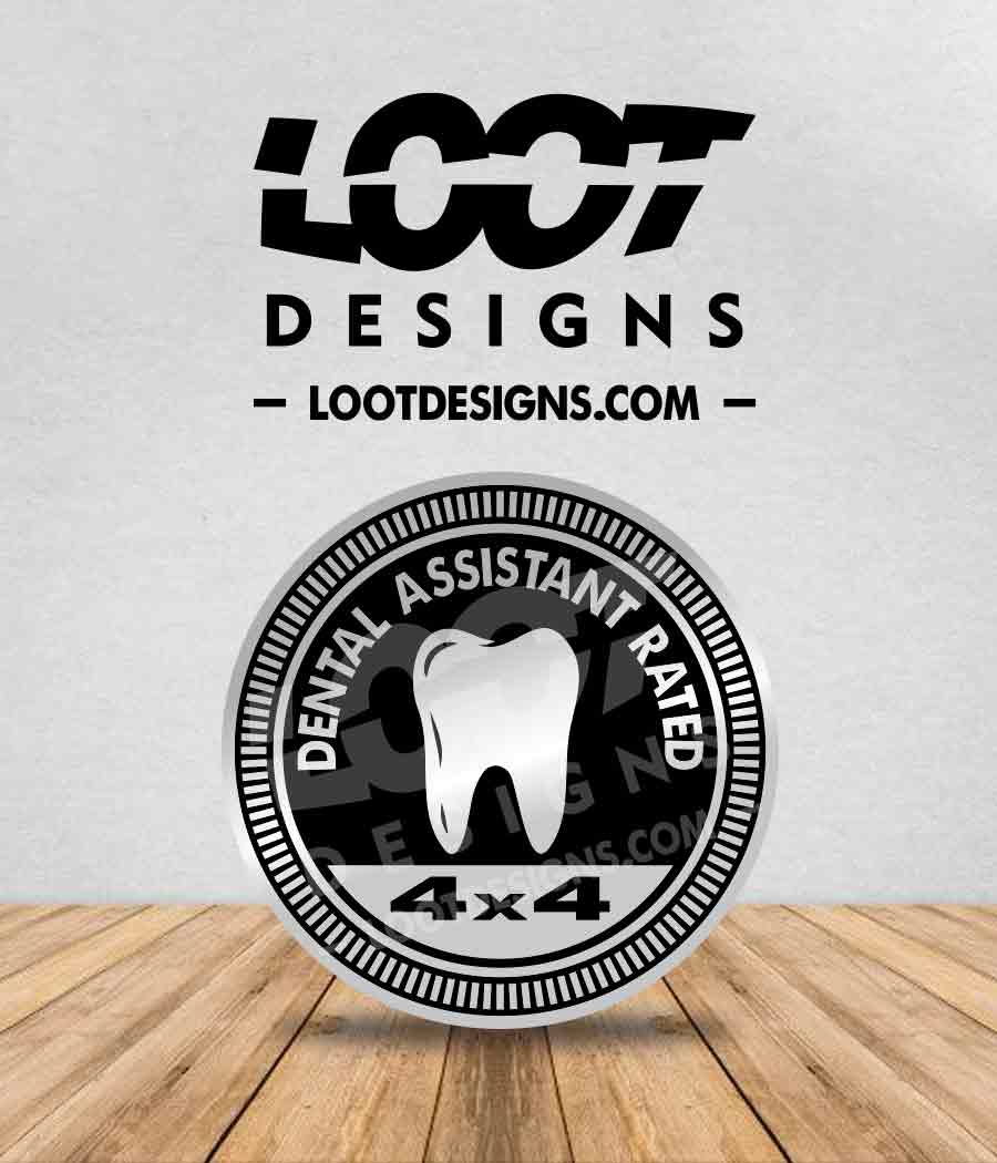 DENTIST / DENTAL HYGIENIST / DMD RATED Badge for Offroad Vehicle – Loot ...