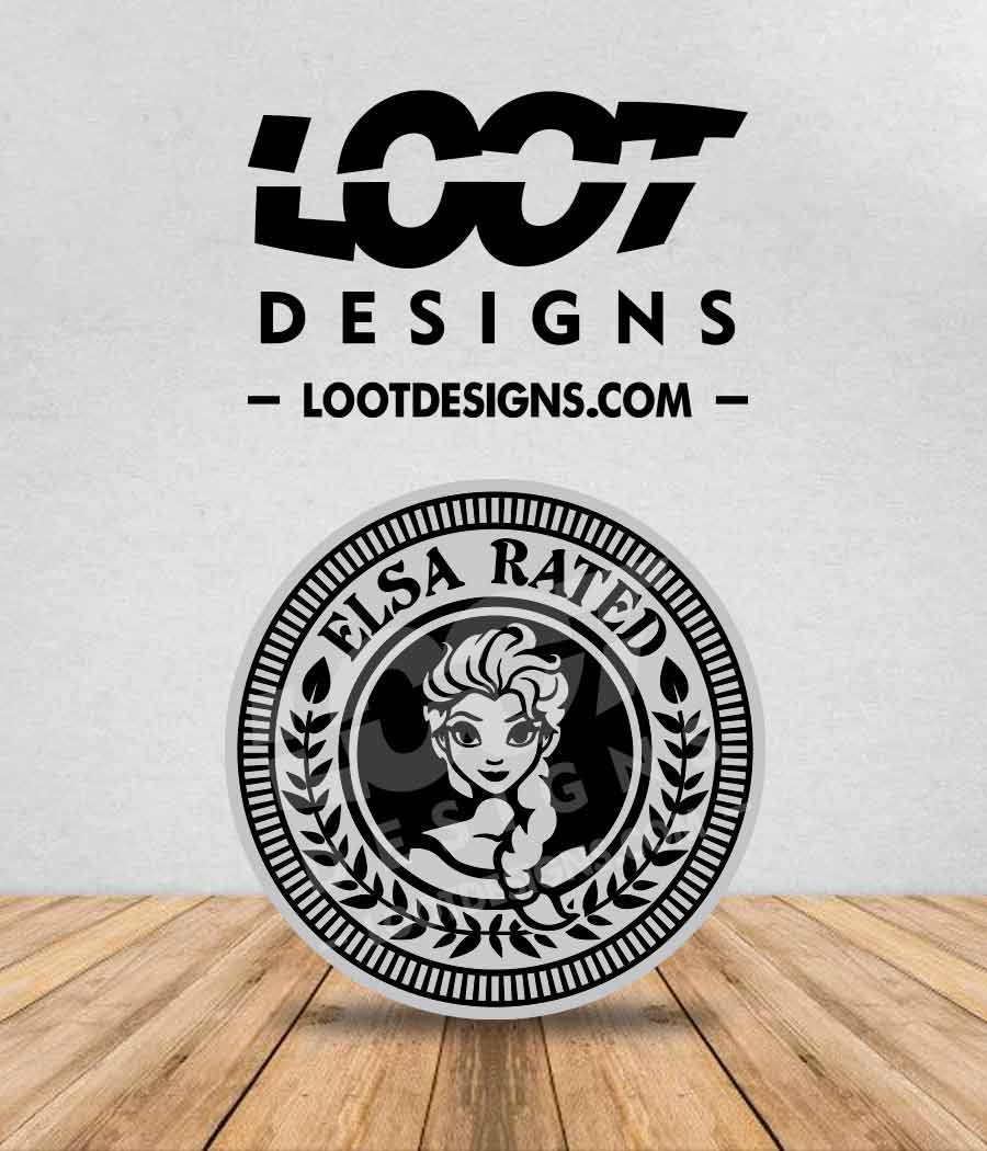 ELSA RATED Badge for Offroad Vehicle – Loot Designs
