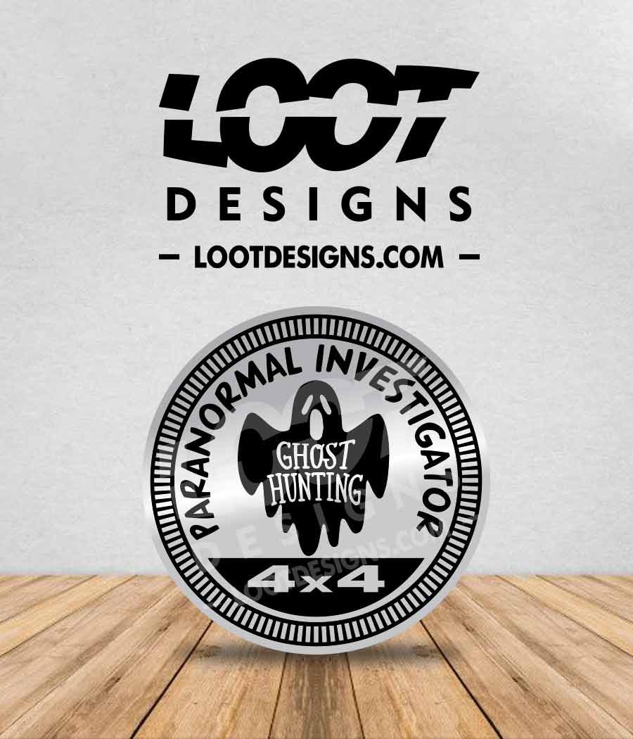 PARANORMAL INVESTIGATOR Badge for Offroad Vehicle – Loot Designs