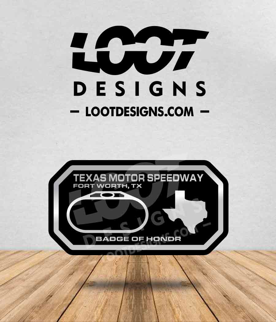 TEXAS MOTOR SPEEDWAY Honor Badge for Offroad Vehicle – Loot Designs