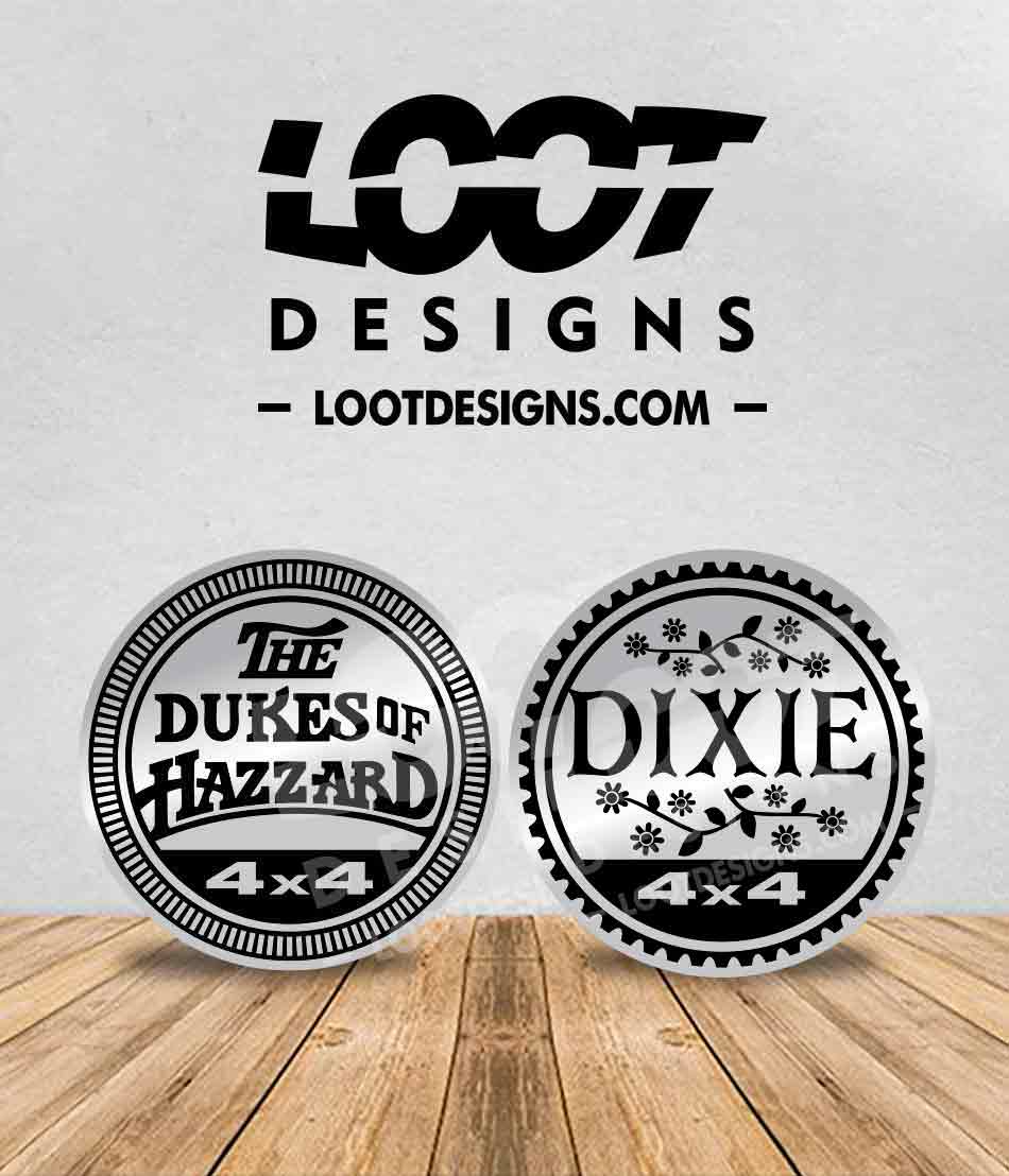 THE DUKES OF HAZZARD / DIXIE Badge for Offroad Vehicle – Loot Designs