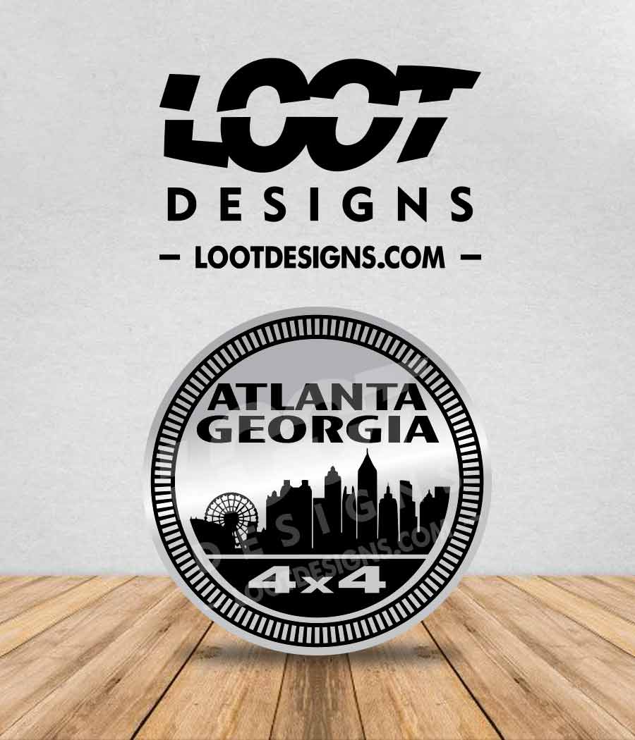 ATLANTA GEORGIA Badge for Offroad Vehicle – Loot Designs